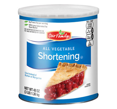 Vegetable Shortening 12/48oz
