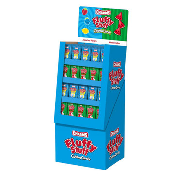 96ct Assorted/Watermelon Cotton Candy Shipper 1ct