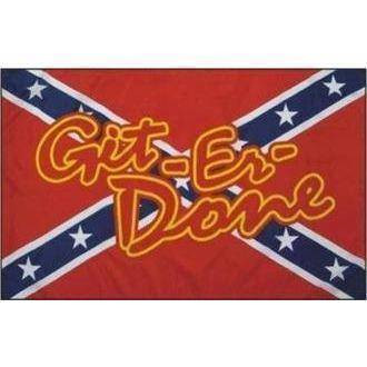 Rebel Git-Er-Done Flag 3 X 5 ft. Standard