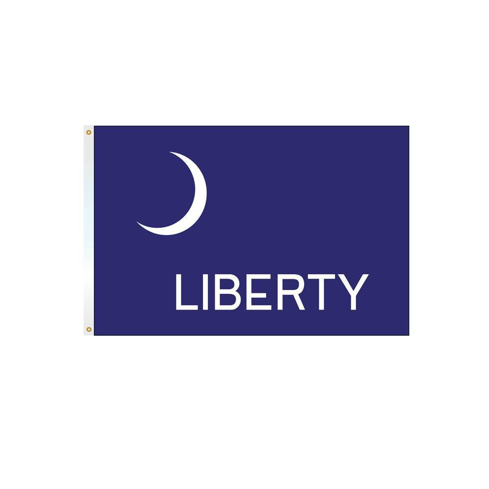 Fort Moultrie Flag Liberty In Moon - Made in USA