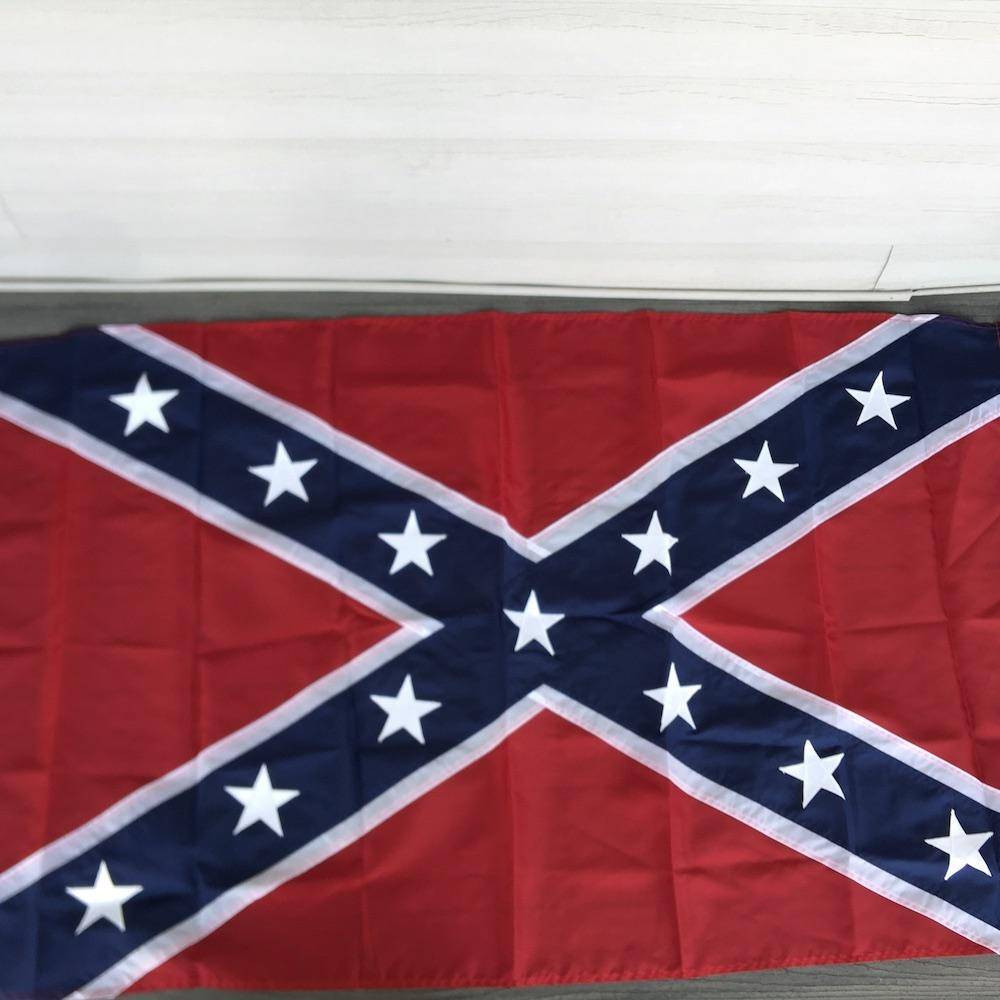 4"x6" Rebel Flag for sale, Confederate Battle Flag on a plastic stick