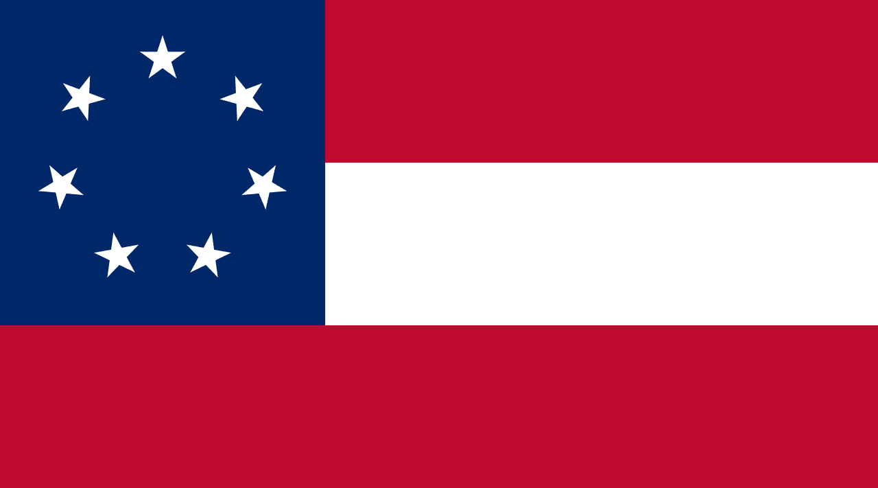1st National 7 Stars & Bars Flag 3x5 ft. Standard