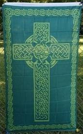 Celtic Cross Ireland Flag