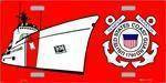 Buy US Coast Guard License Plate For Sale