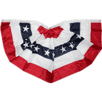 USA Fan Flag 3x6 ft American Flag Bunting