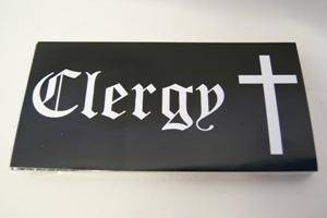 Clergy Bumper Sticker