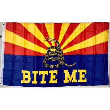 Arizona Flag Gadsden Bite Me Snake 3x5 ft Standard