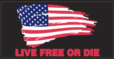 Live Free Or Die Flag 2x3 ft