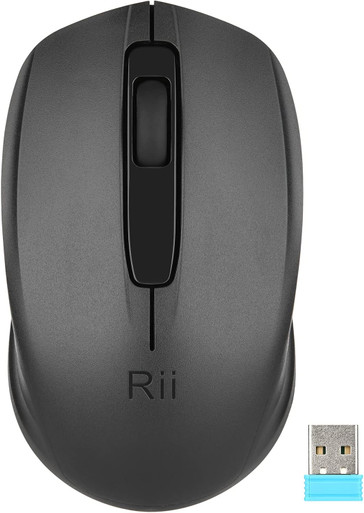 Rii Wireless Mouse 2.4G Wireless Mouse with USB Receiver (located in ...