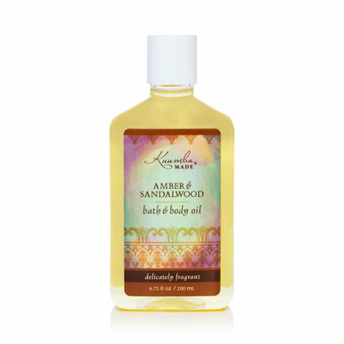 Kuumba Made Amber & Sandalwood Bath & Body Oil - 6.75 oz.