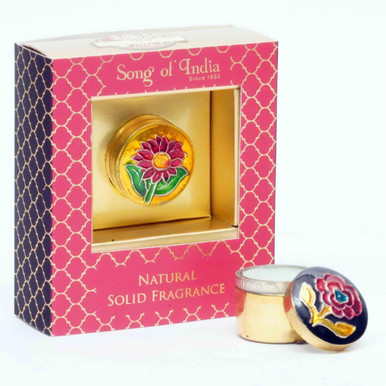 Song of India Solid Perfume in Brass Jar