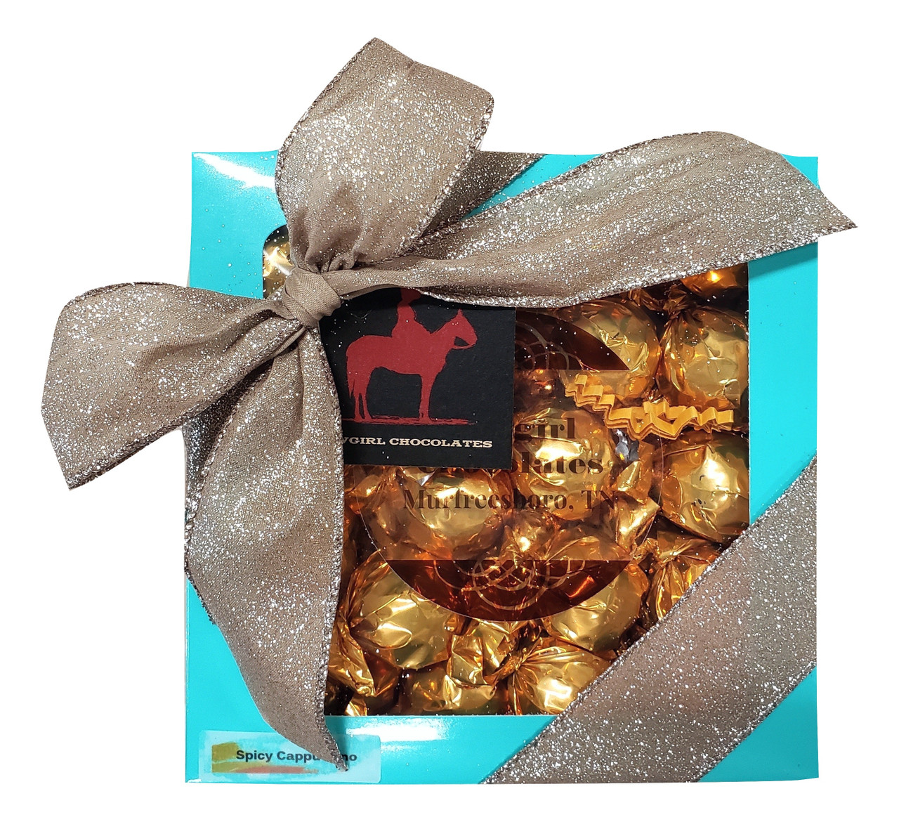 1/2 pound Plus! Fancy Truffle box - 25 pieces - Cowgirl Chocolates