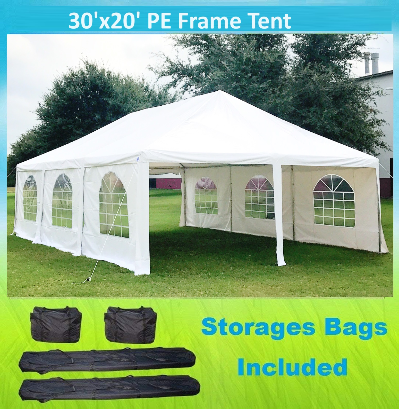 Frame PE Tent Wedding Party Canopy Shelter