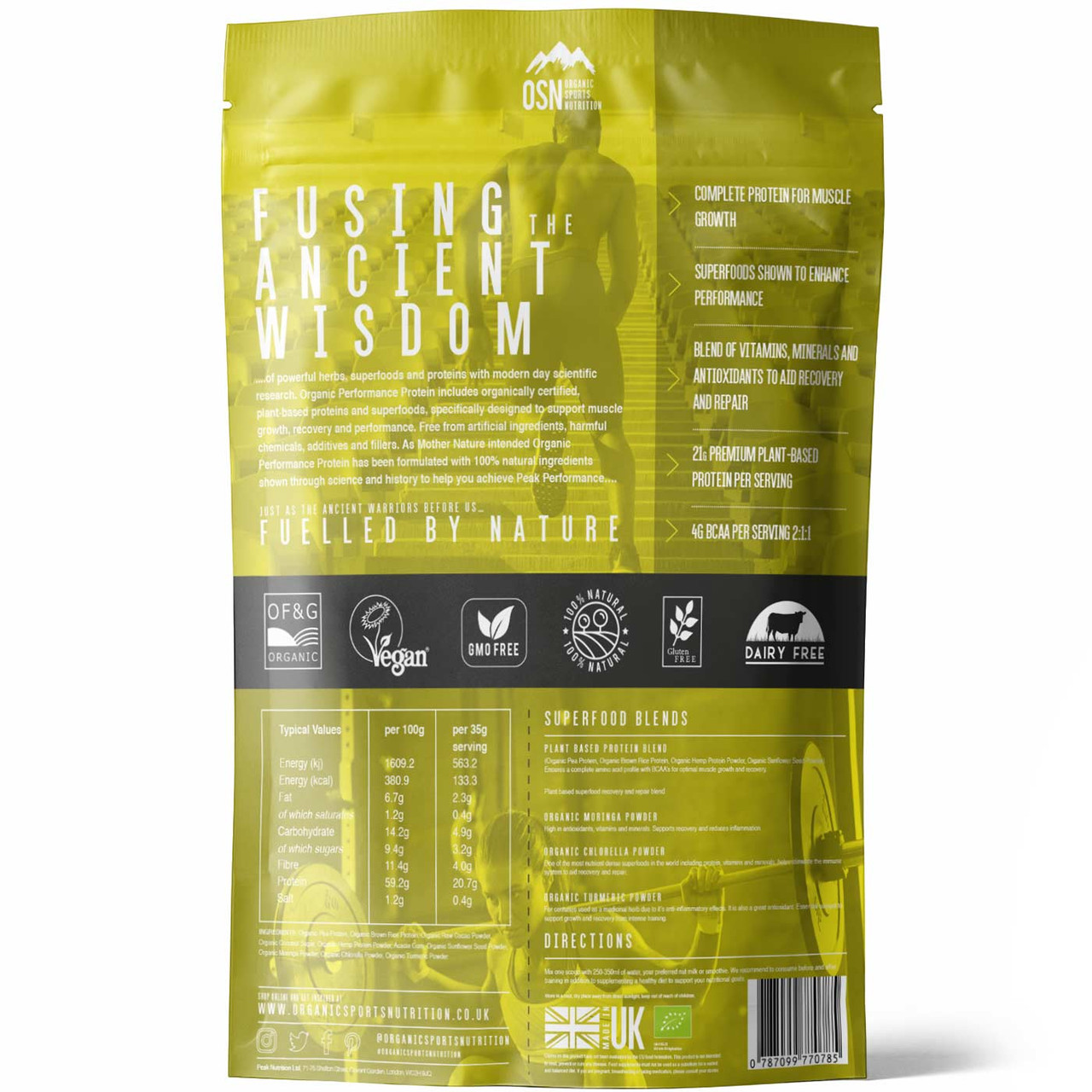 ORGANIC SPORT PERFORMANCE | PROTEIN - Battle Box UK.com