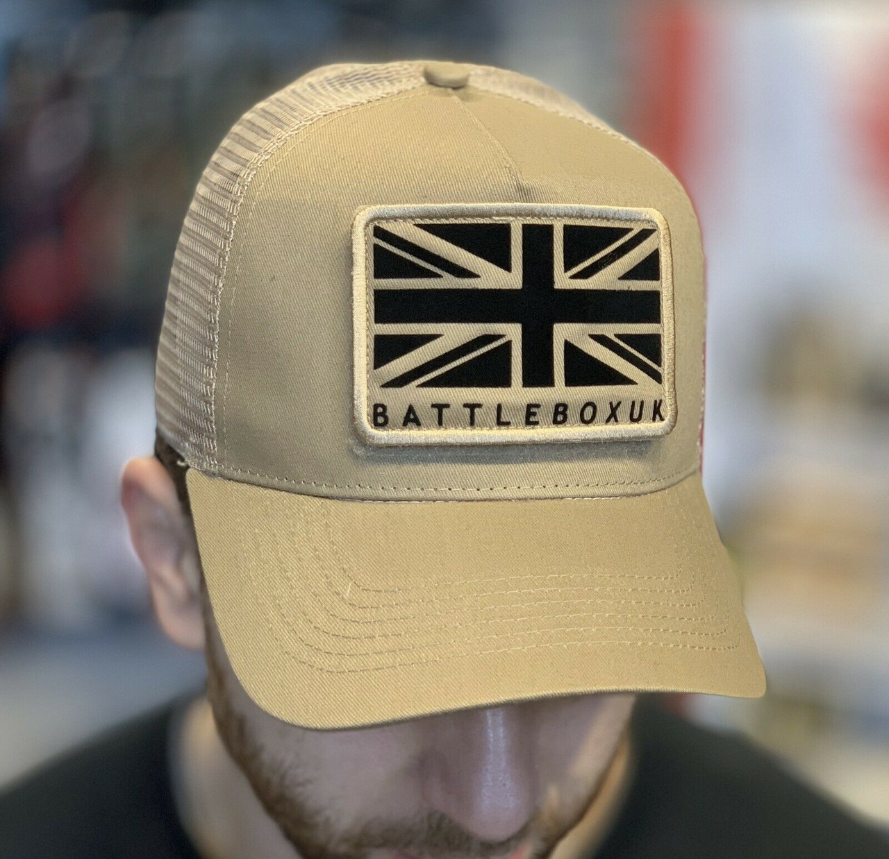 BattleBox UK™ | Union Jack Detached Patch | Desert Sand Snapback ...