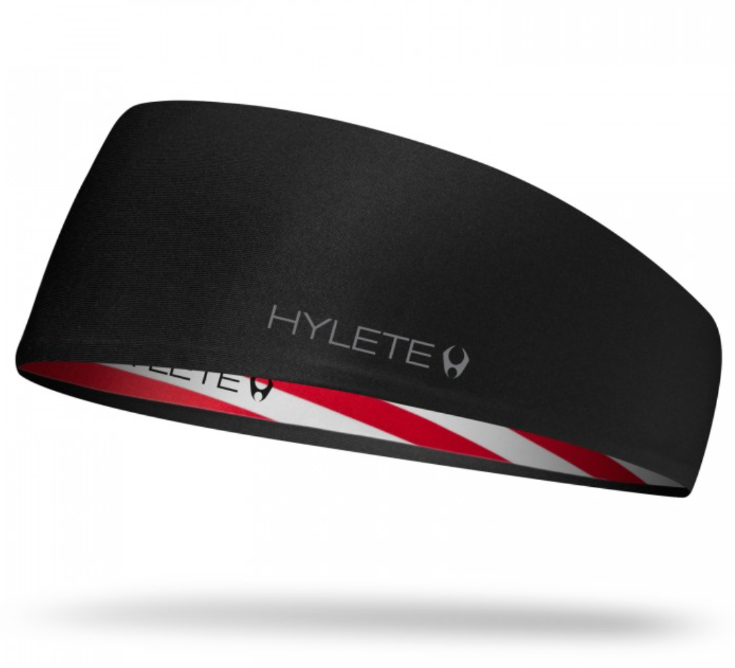 HYLETE inline reversible headband (usa/black) - Battle Box UK.com