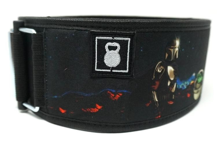 2POOD THIS IS THE WAY STRAIGHT WEIGHTLIFTING BELT w/ WODclamp® - Battle ...