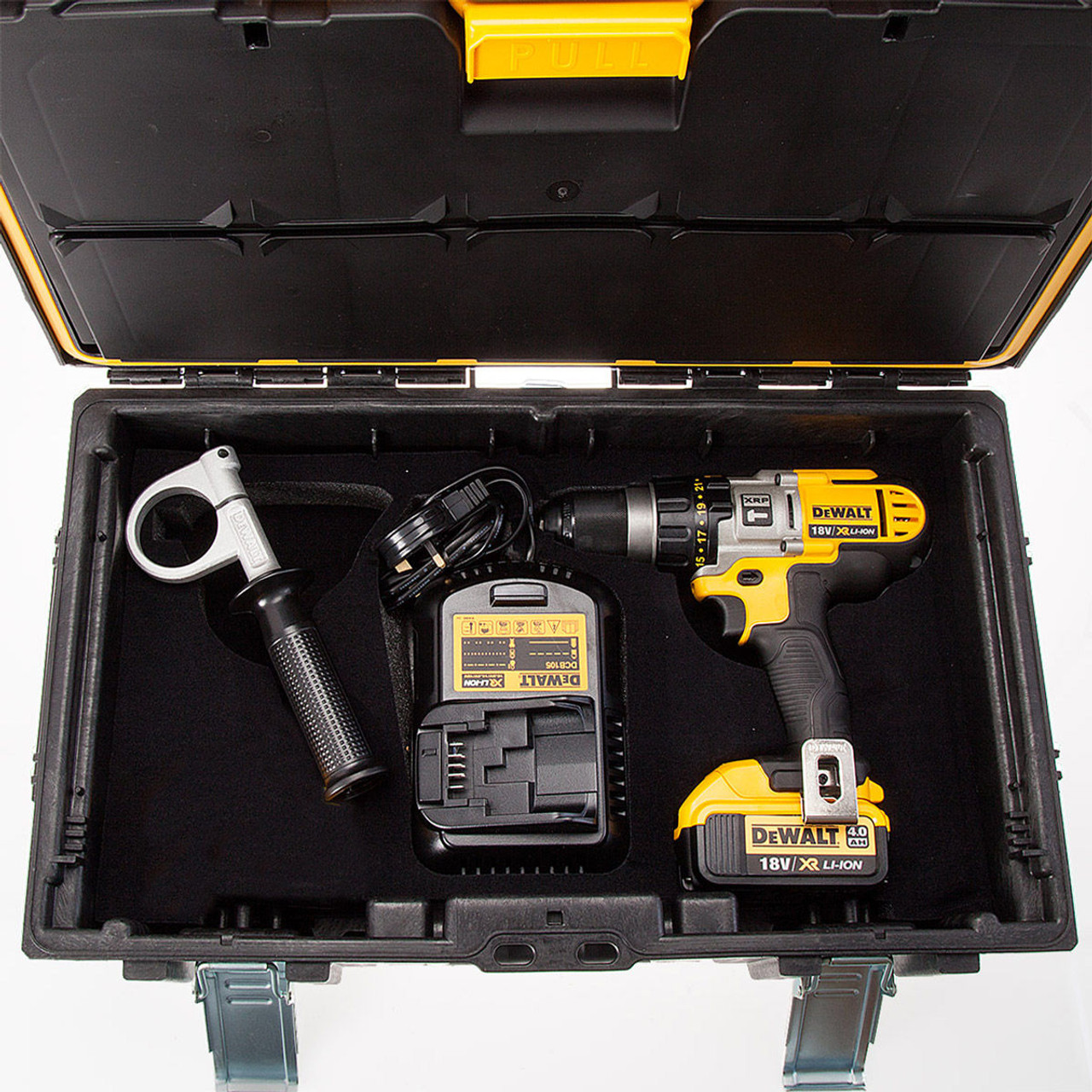 Dewalt DCD985 Combi Drill 18V XR li ion 1 x 4Ah Batteries