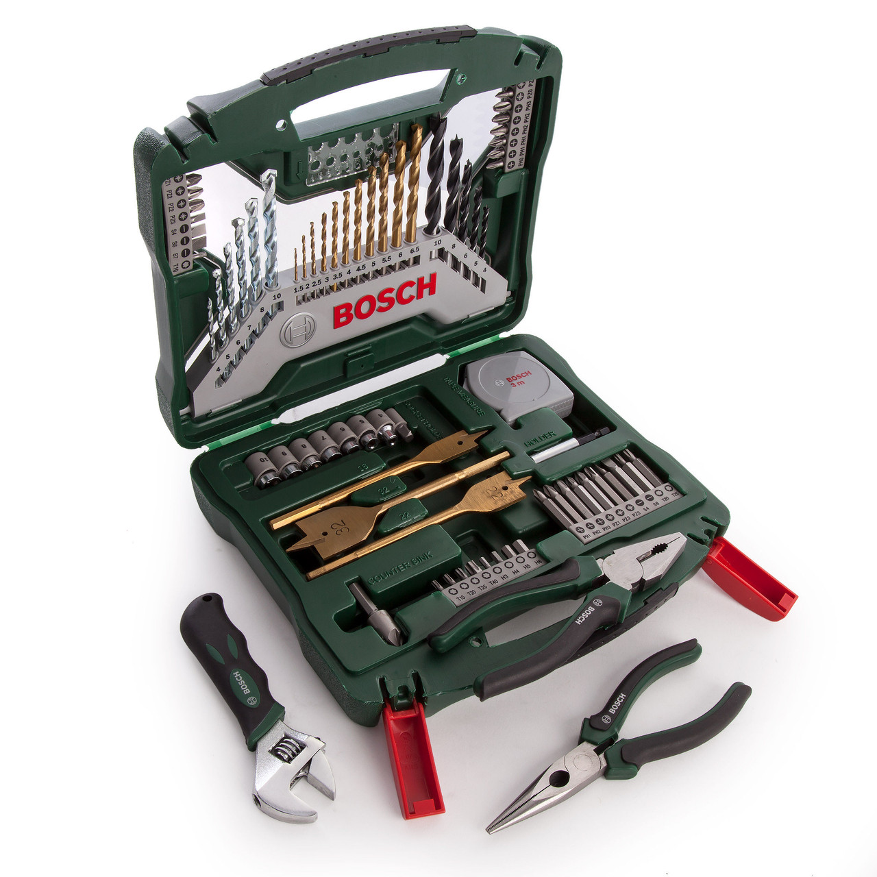 Bosch 2607017197 Universal X Line Titanium Drill And Bit Set