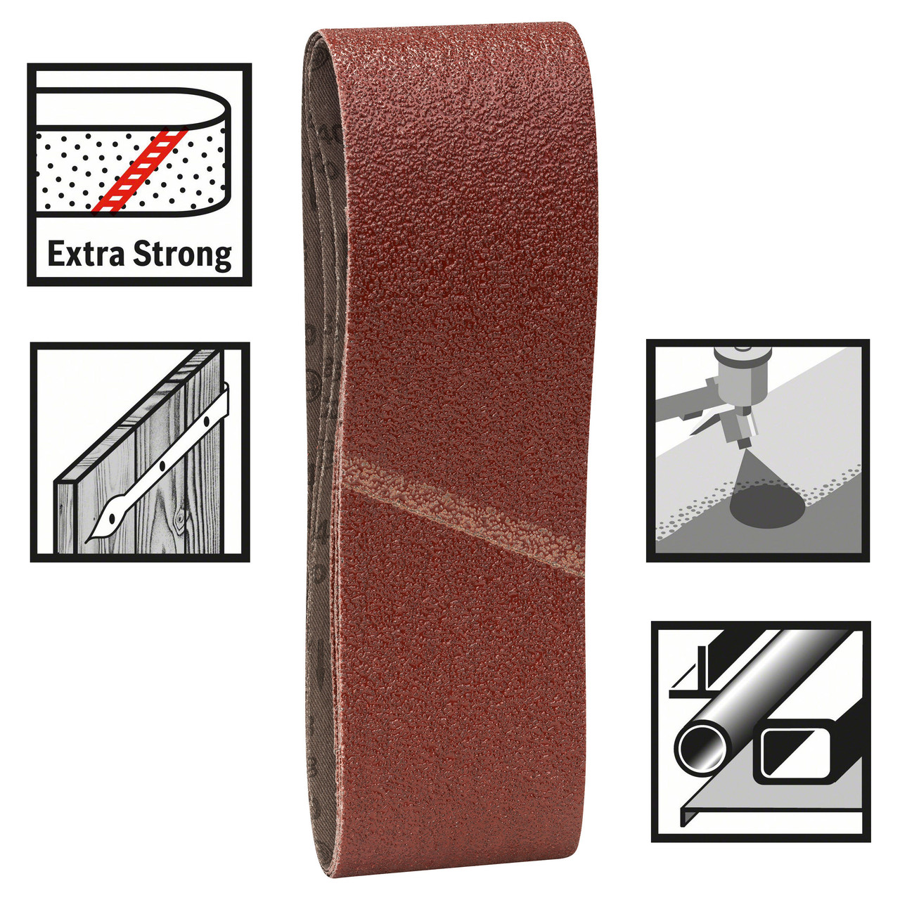 Bosch 2608606071 Sanding Belts 80 Grit Toolstop