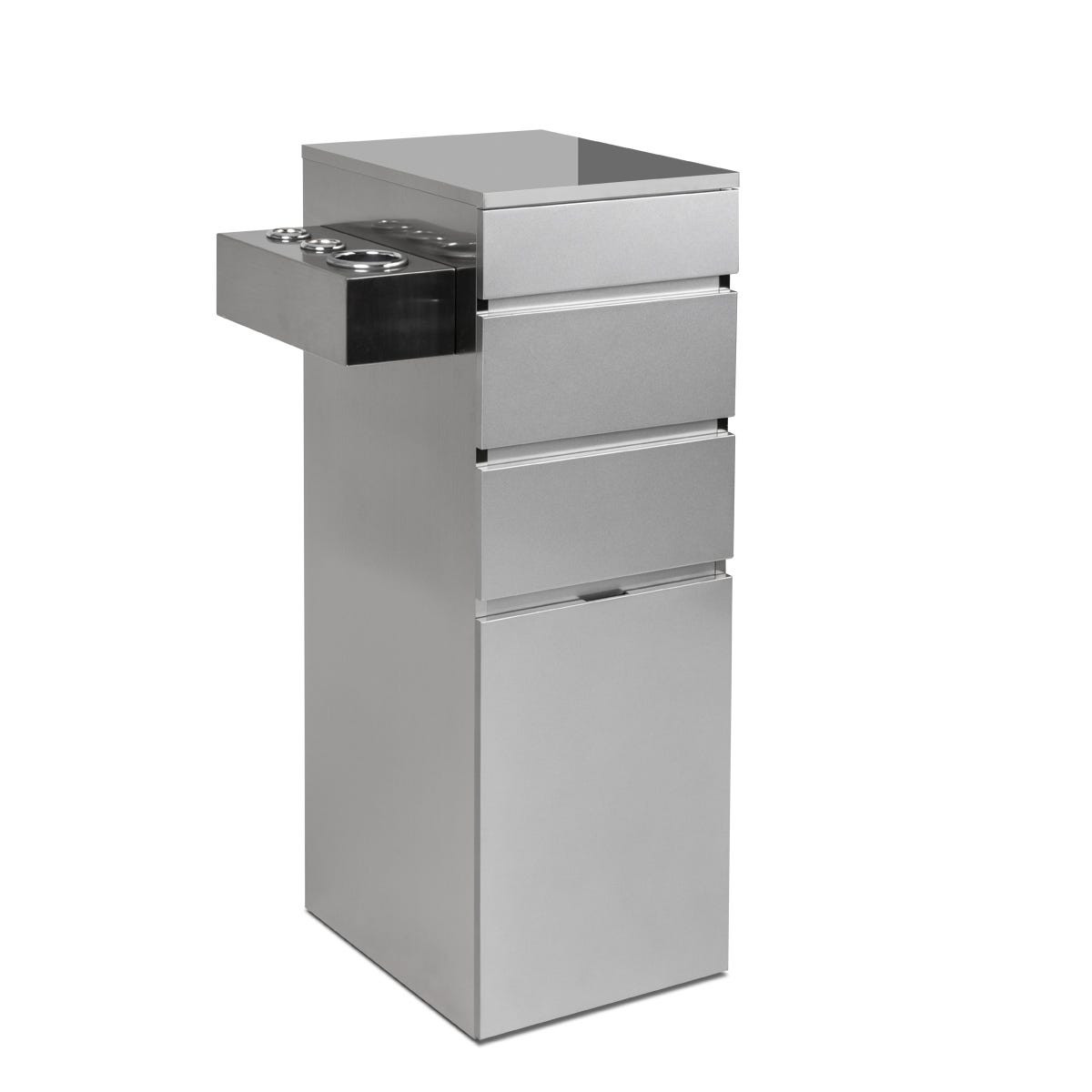 Spartan Stainless Steel Mobile Salon Styling Station - Barber Shops ...