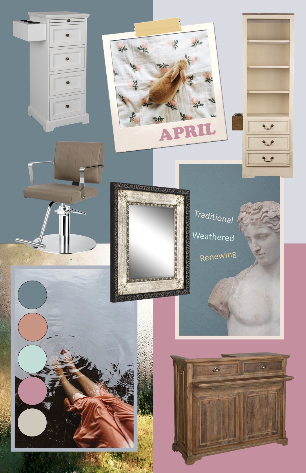 April Mood Board - Minerva Beauty
