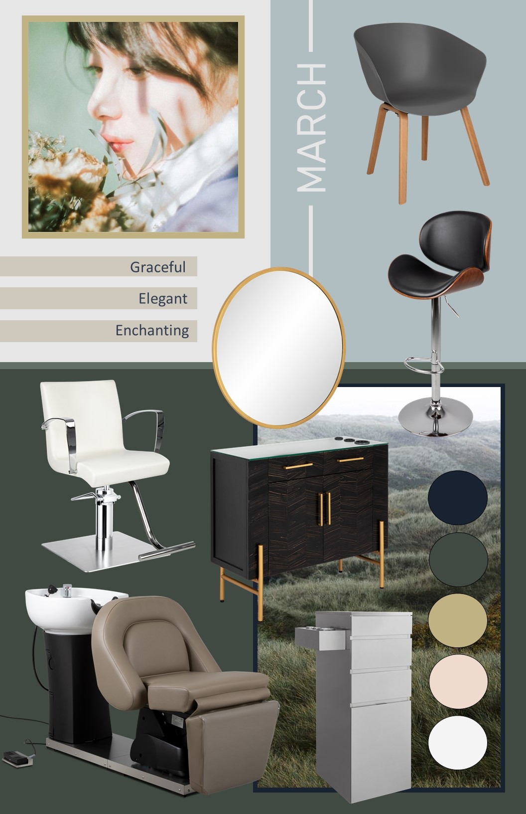 March Mood Board - Minerva Beauty