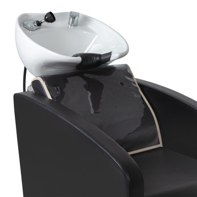 Triton Backwash Clear Vinyl Chair Cover | Minerva Beauty