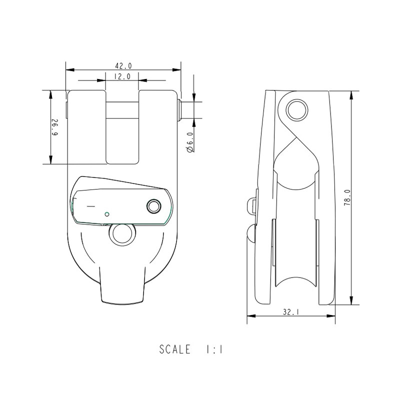 Allen Brothers 40mm Dynamic Snatch Block