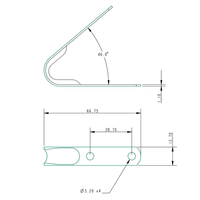 Allen Brothers 45mm Bail Bracket