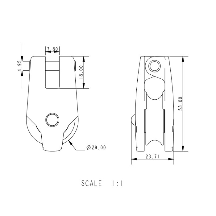 Allen Brothers 30mm Dynamic Snatch Block