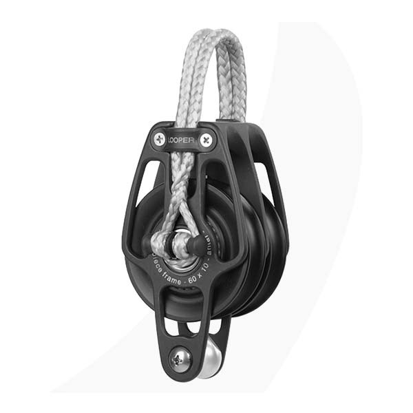 Antal 70mm Double Snap Loop Block w/ Becket