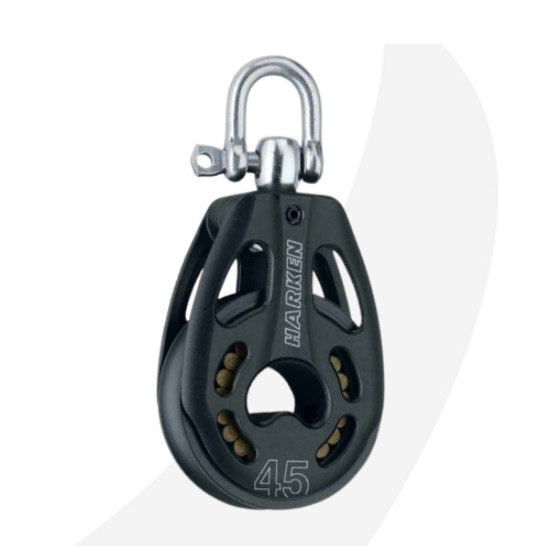 Harken 45mm Single Black Magic Swivel Block