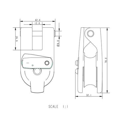 Allen Brothers 40mm Dynamic Snatch Block