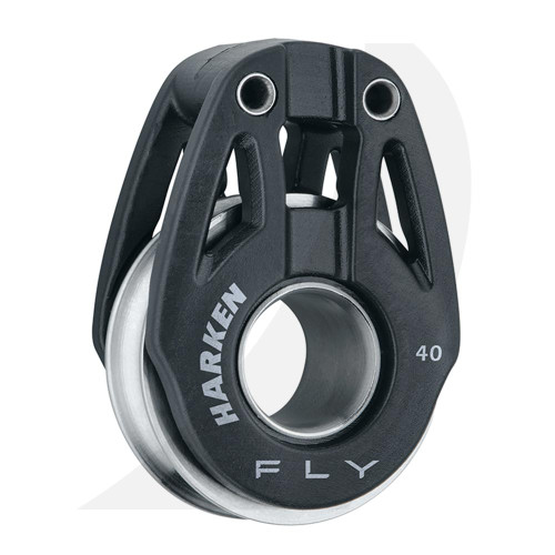 Harken 40mm Single Fly Soft-Attach Block