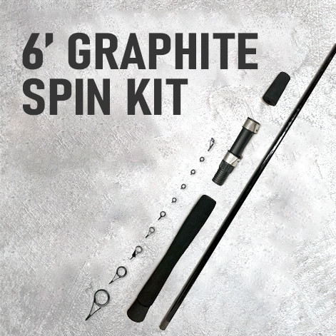 6'0" Graphite Spin Kit - M - Get Bit Outdoors