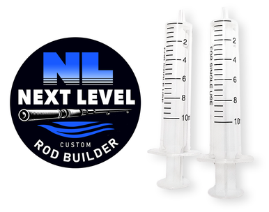 2 Self Sealing Caps and 3cc Syringes