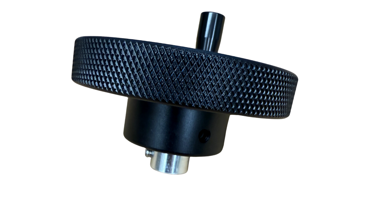 Ultimate Handwheel – Upgrade for Mid-America Pro Series Cue Lathes