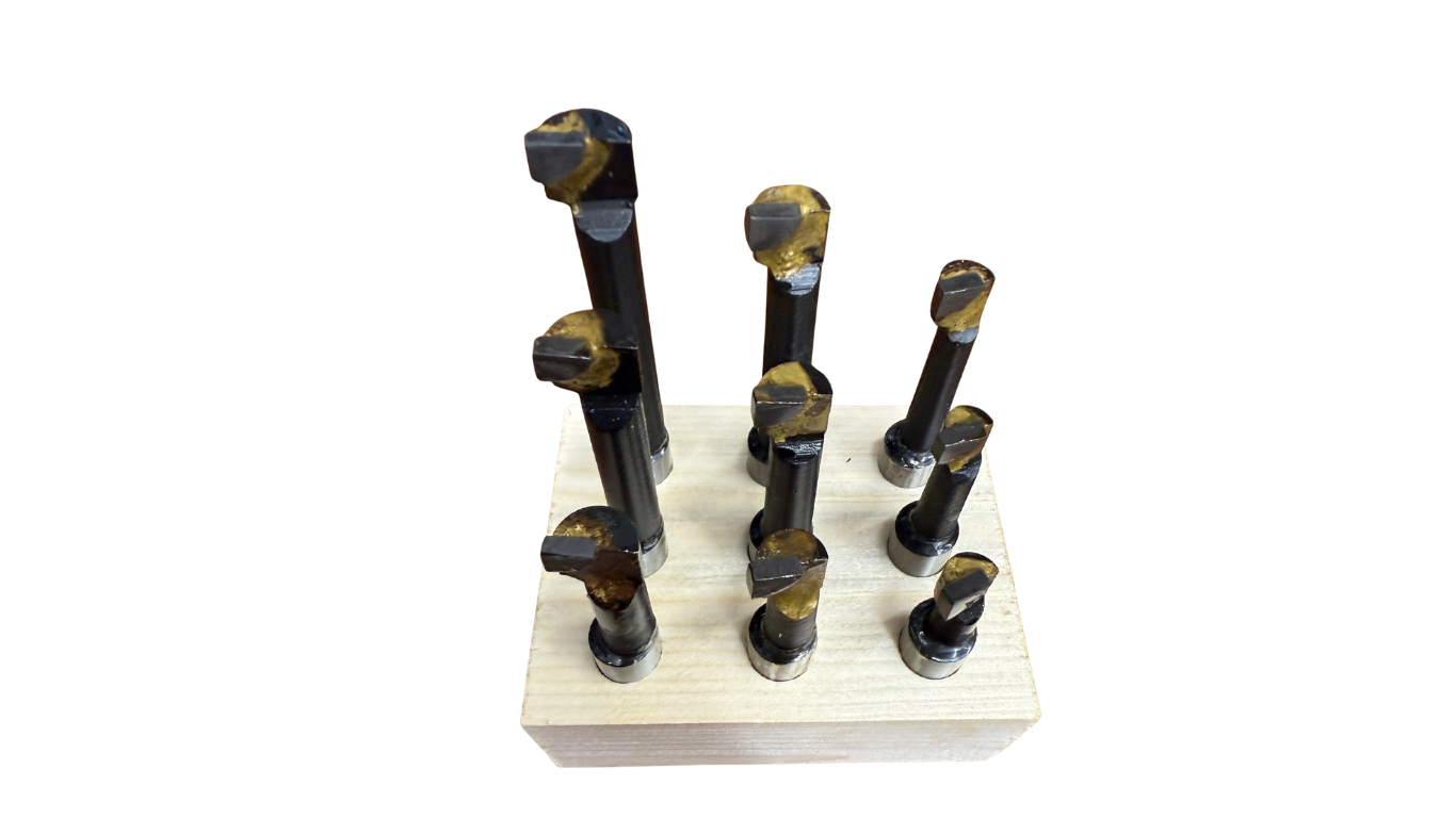9 Pc Boring Bar Set