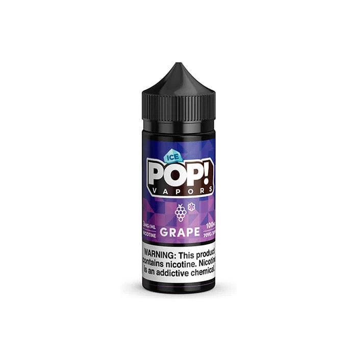POP! ICED - Grape | Premium Vape Juice - Budget Vapors