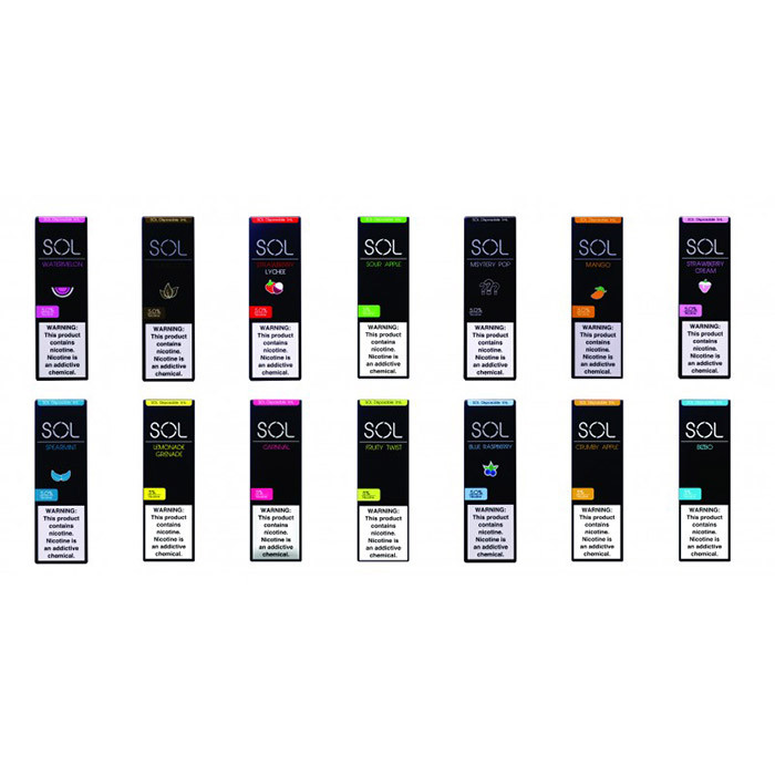 SOL Disposable | 300 Puffs - Budget Vapors
