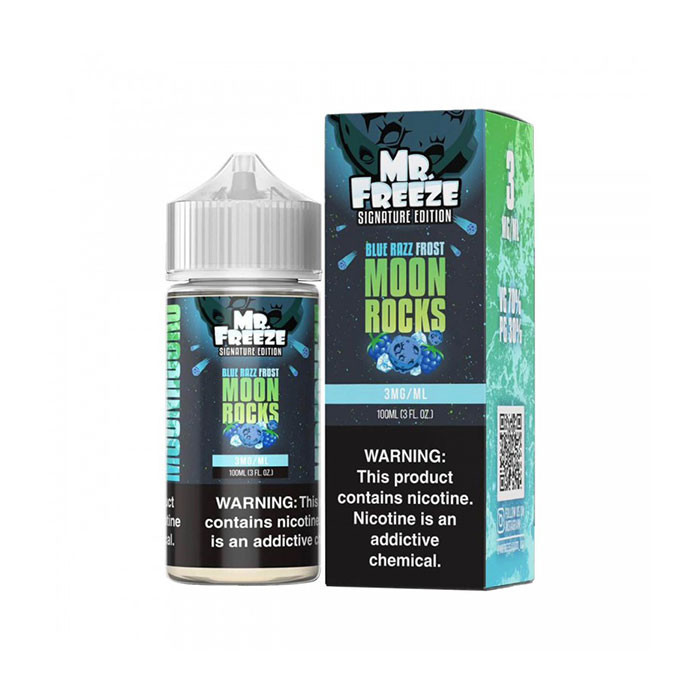 Mr. Freeze - Blue Razz Frost Moon Rocks | 100ML - Budget Vapors