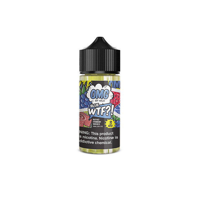 OMG - Blue WTF | 100ML Vape Juice - Budget Vapors