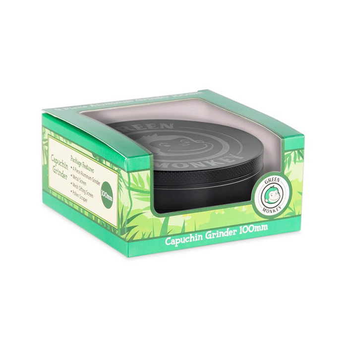 Green Monkey Capuchin 100mm Grinder | $47.99 - Budget Vapors