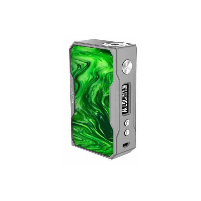 Voopoo Drag Silver Frame Resin 157W TC Box Mod | Budget Vapors