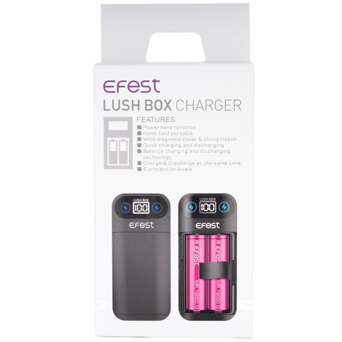 Efest Lush Box Battery Charger | $13.99 - Budget Vapors