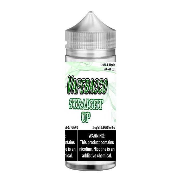 Vapebacco - Straight Up | 120ML - Budget Vapors