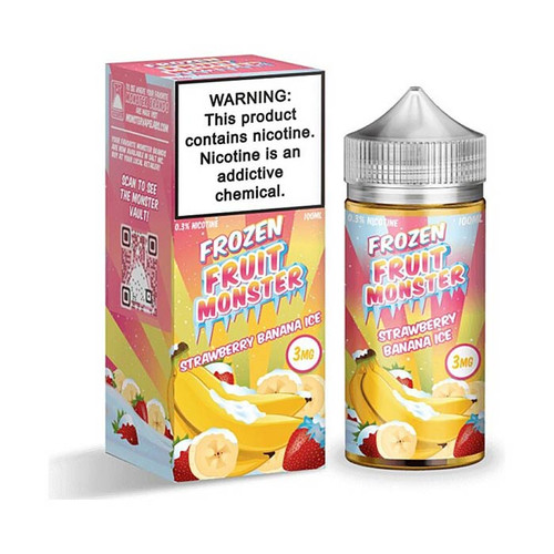 Frozen Fruit Monster Strawberry Banana Ice Budget Vapors
