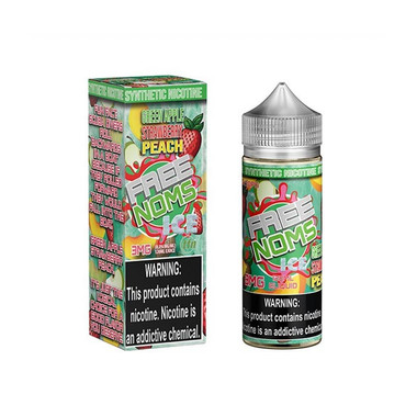FreeNoms - Green Apple Strawberry Peach ICE | 120ML - Budget Vapors