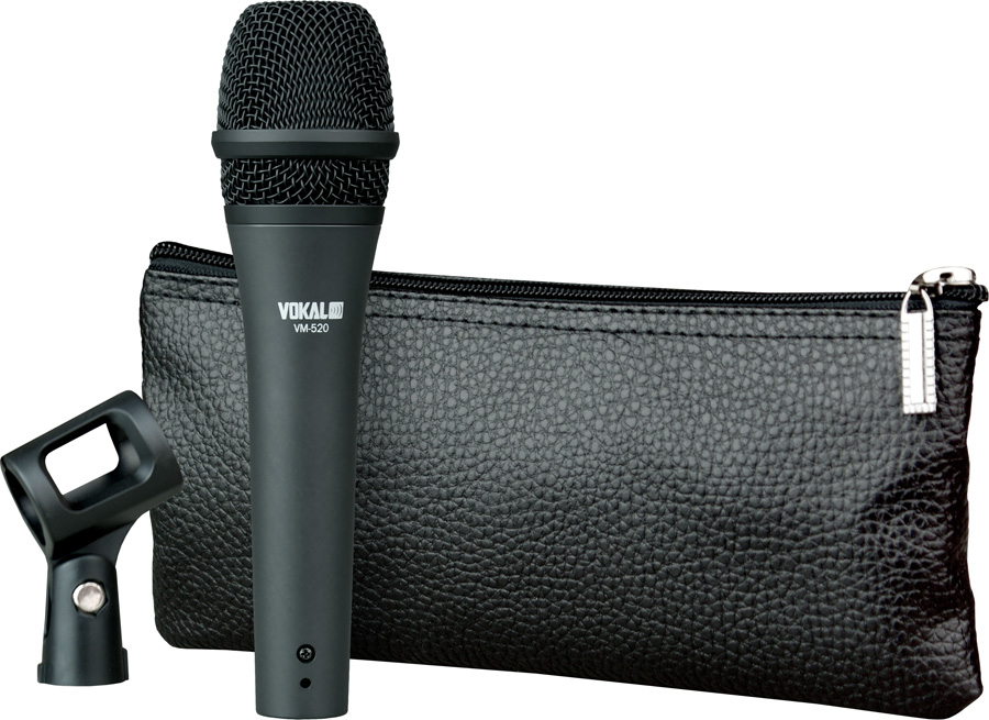 VOKAL VM-520 Performance Dynamic Microphone w/ Bag and Holder - The ...